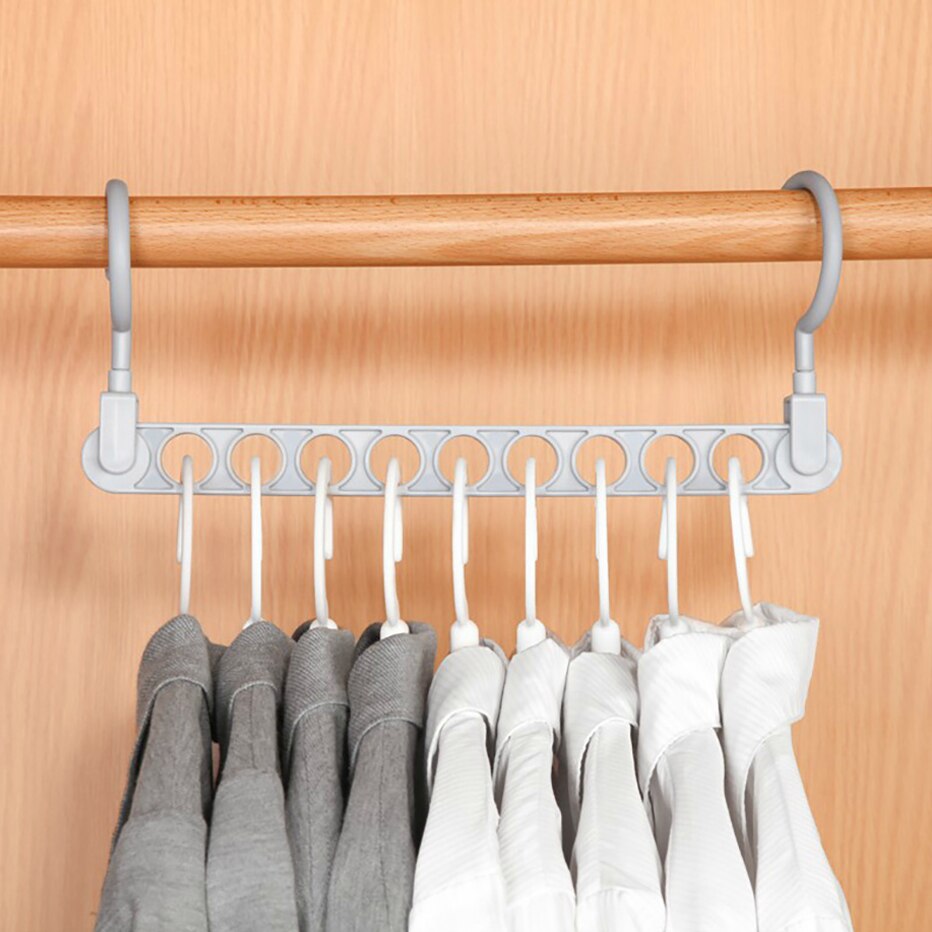 Magic Clothes Hanger Multi-function Folding Wardor... – Grandado