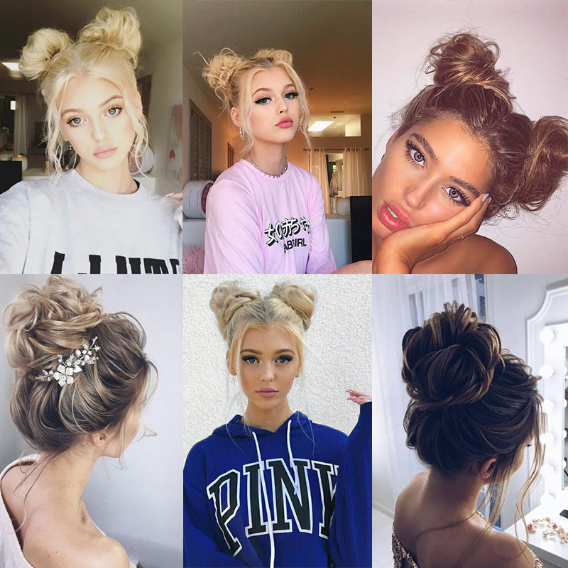AILIADE 40g Women Chignon with Rubber Band Synthet... – Vicedeal