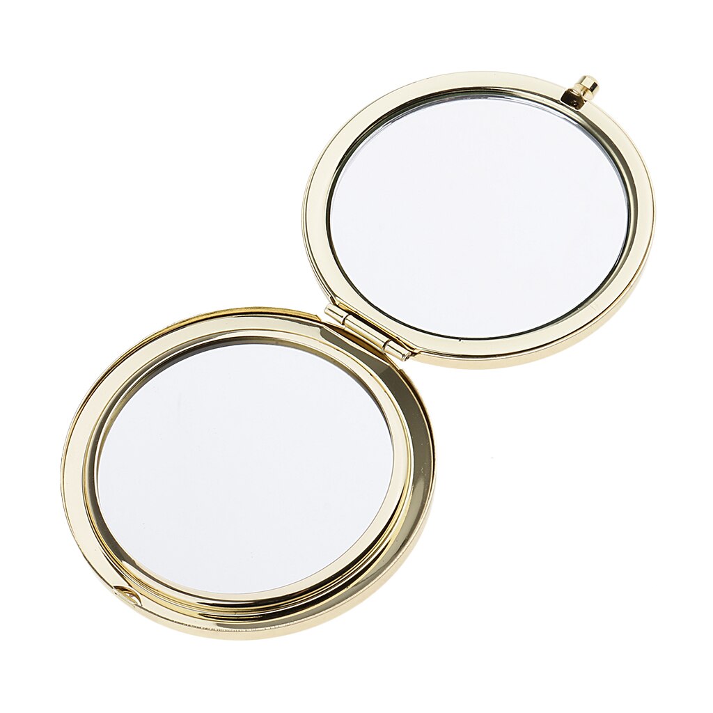 1x Clear Folding Ronde Compact Make-Up Cosmetische... – Grandado