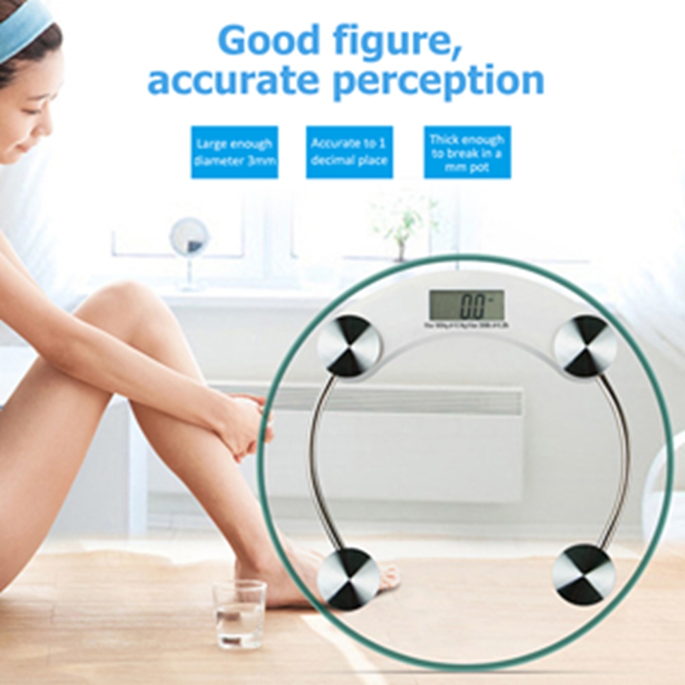 Round Human Digital Scale 180kg Healthy Weighing T... – Grandado