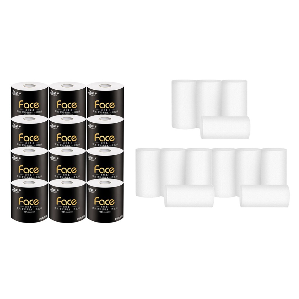 24 Rolls Ultra Strong 4-Ply Toilet Paper Bulk, Gia... – Vicedeal