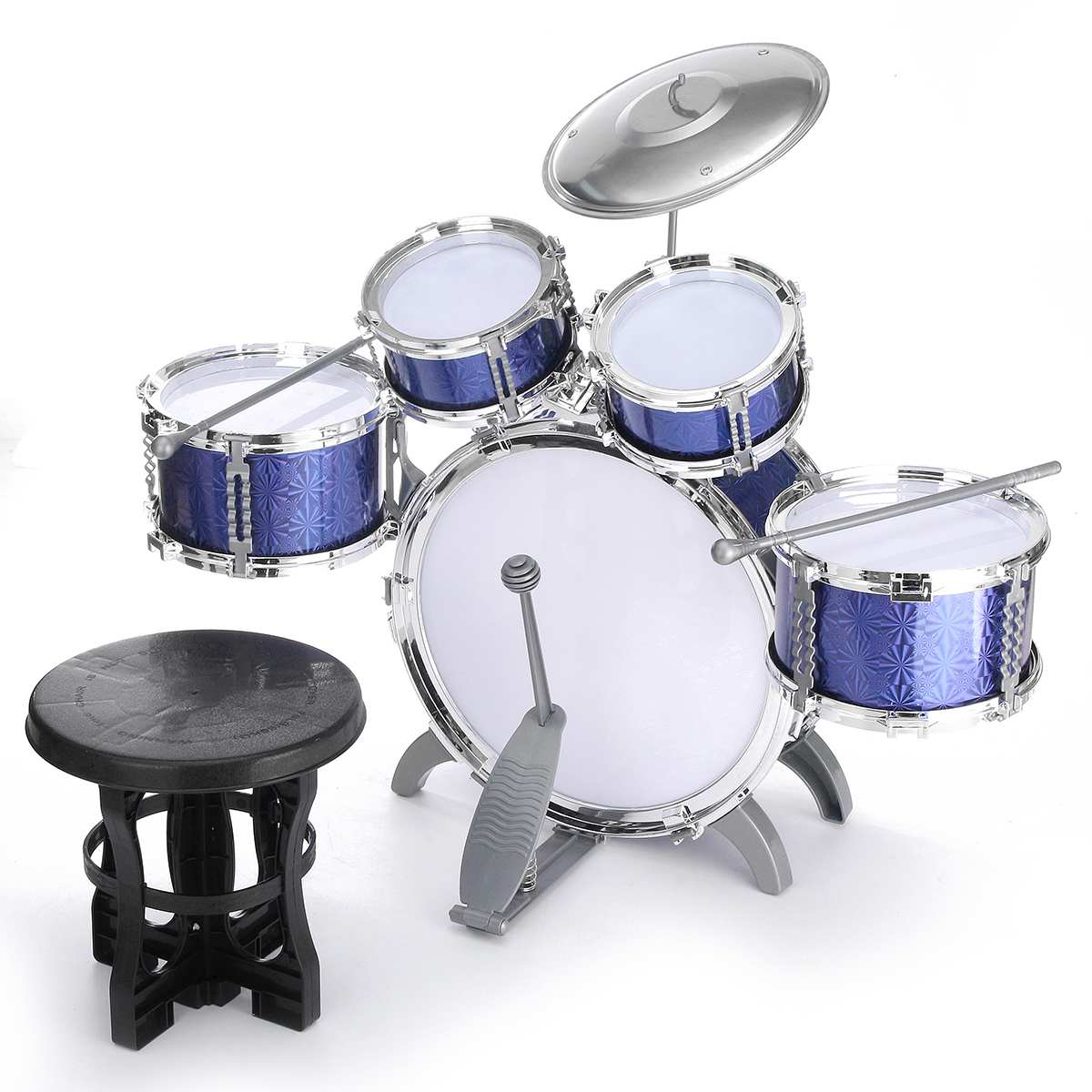 Children Kids Jazz Drum Set Junior Kit Musical Edu... – Grandado