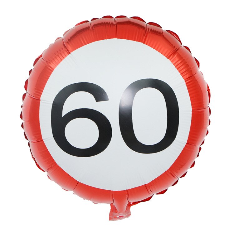 18inch red number 18 30 40 50 60 foil balloons wed... – Vicedeal