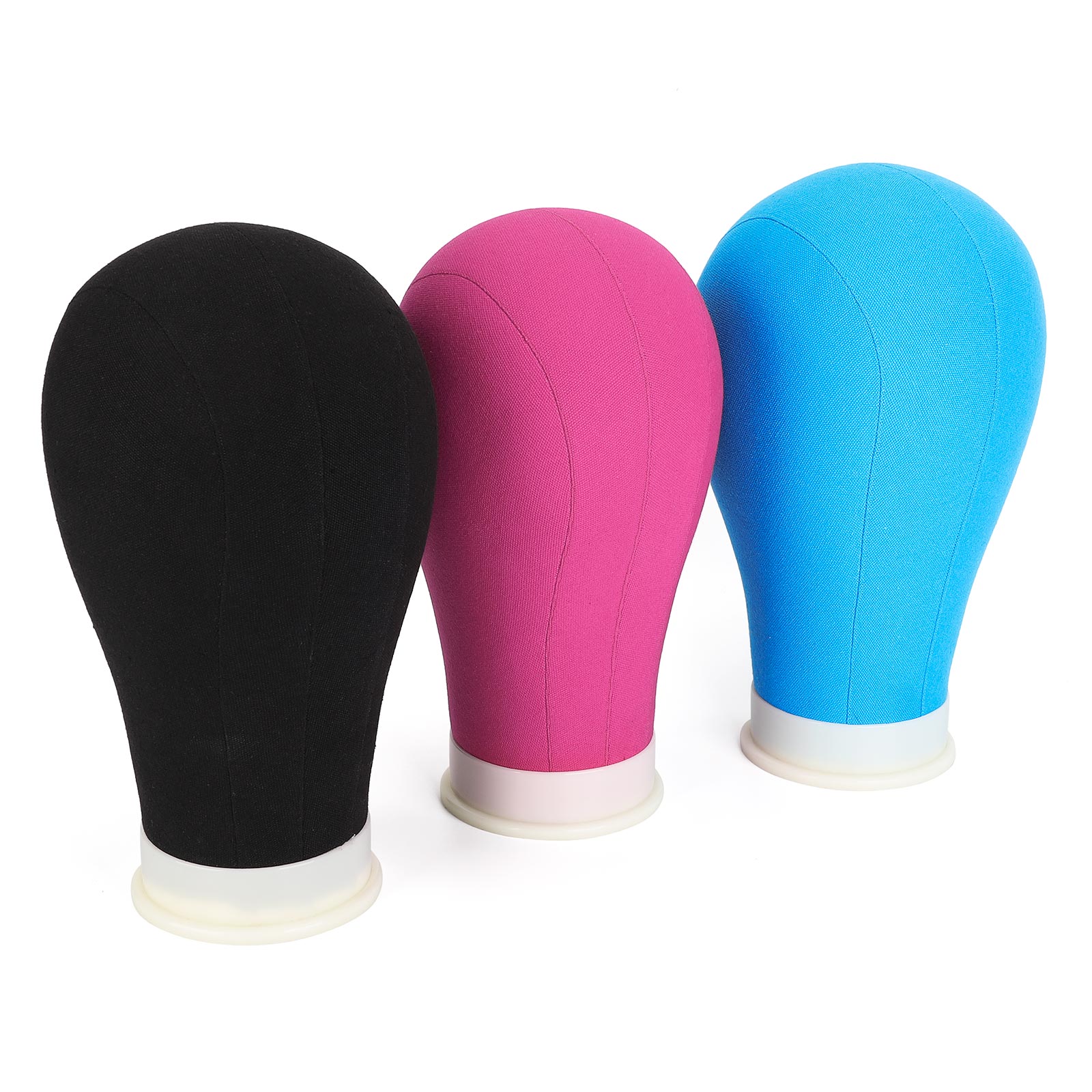 23Inch Rainbow Color Canvas Block Mannequin Head W... – Grandado