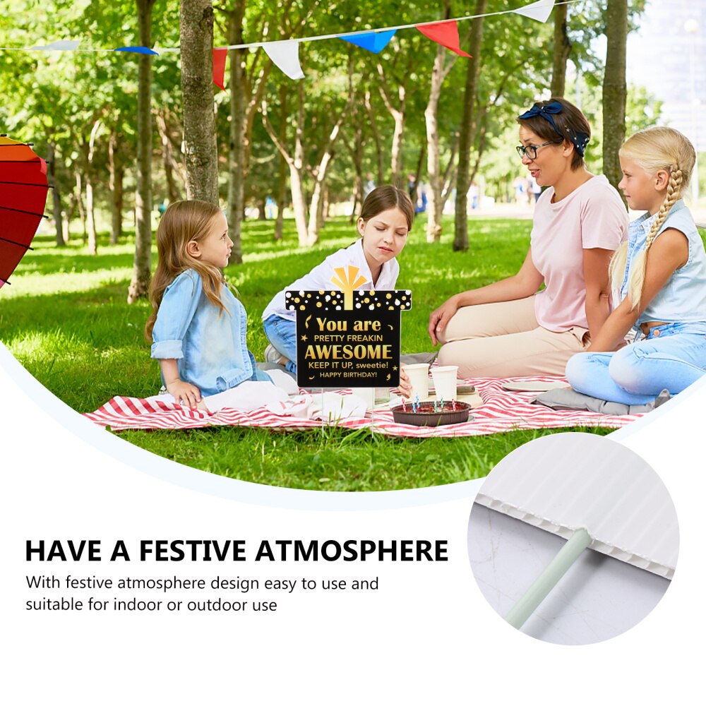 1pc Beautiful Lovely Exquisite Yard Sign Lawn Sign... – Grandado