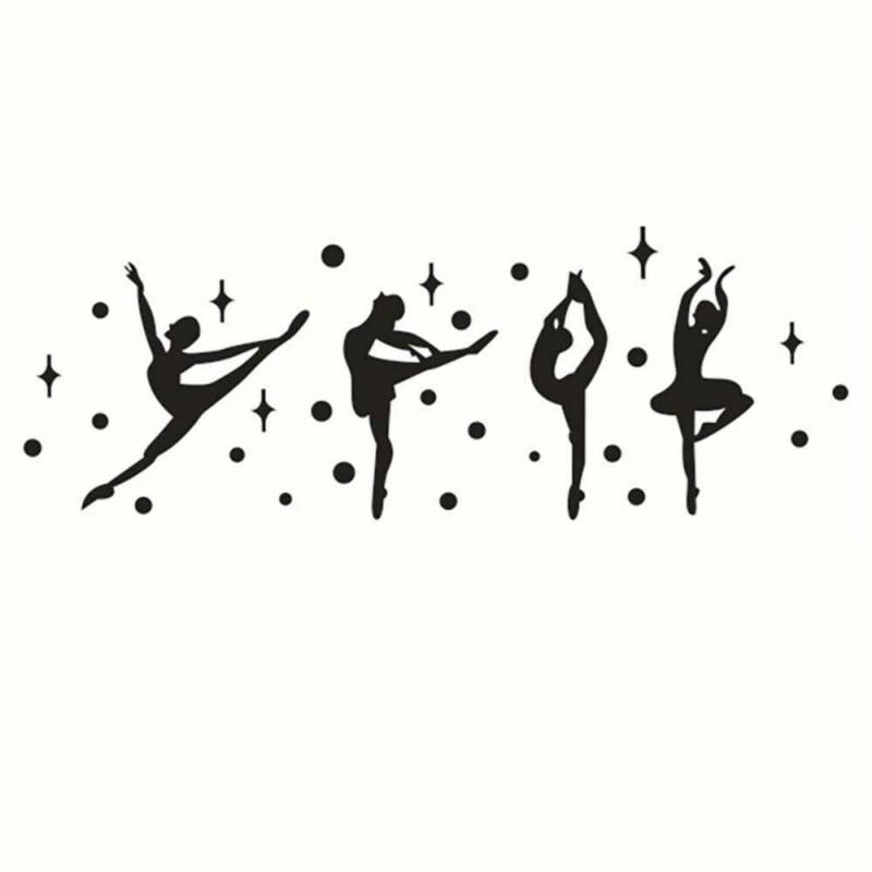 Removable Mirror Wall Sticker DIY Ballet Dancer Gi... – Grandado