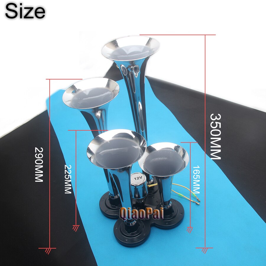 4 pipe Truck Horn Super Loud Car Air Horn Big Valv... – Grandado