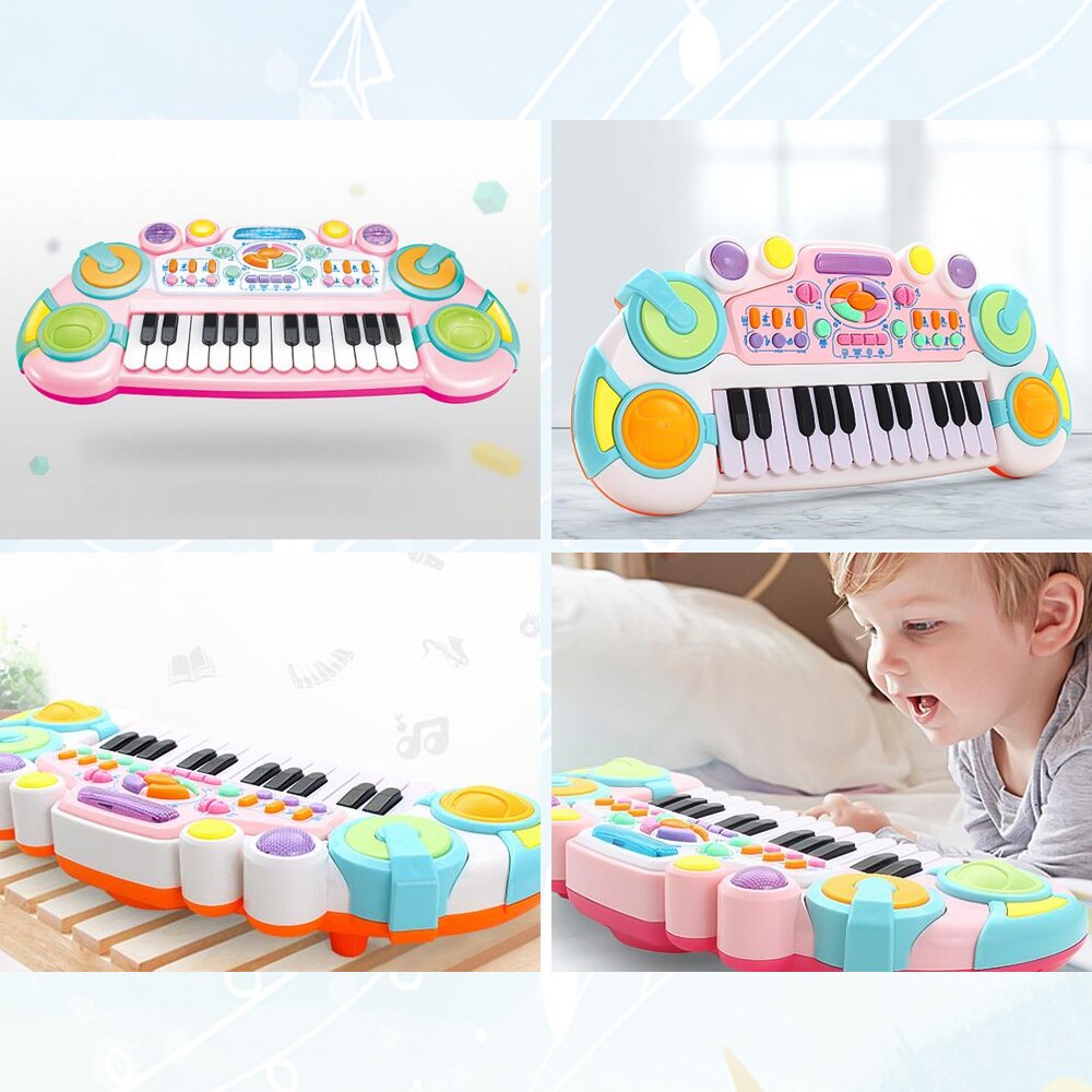 24 Keys Kids Electronic Piano Keyboard Music Educa... – Grandado