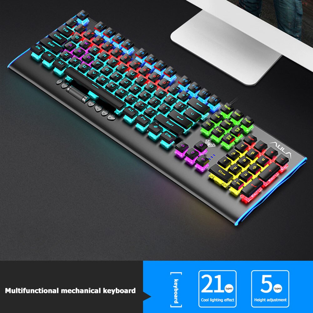 F2099 Gamer Mechanical Keyboard Blue Brown Switch ... – Grandado