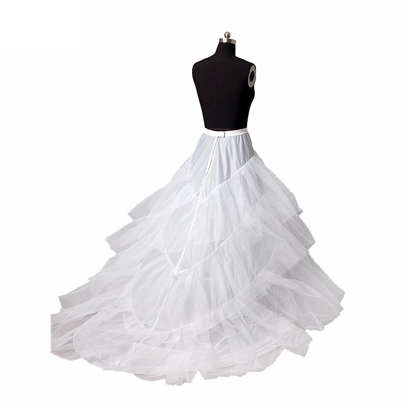 Petticoat Train Crinoline Underskirt 3-Layers for ... – Grandado