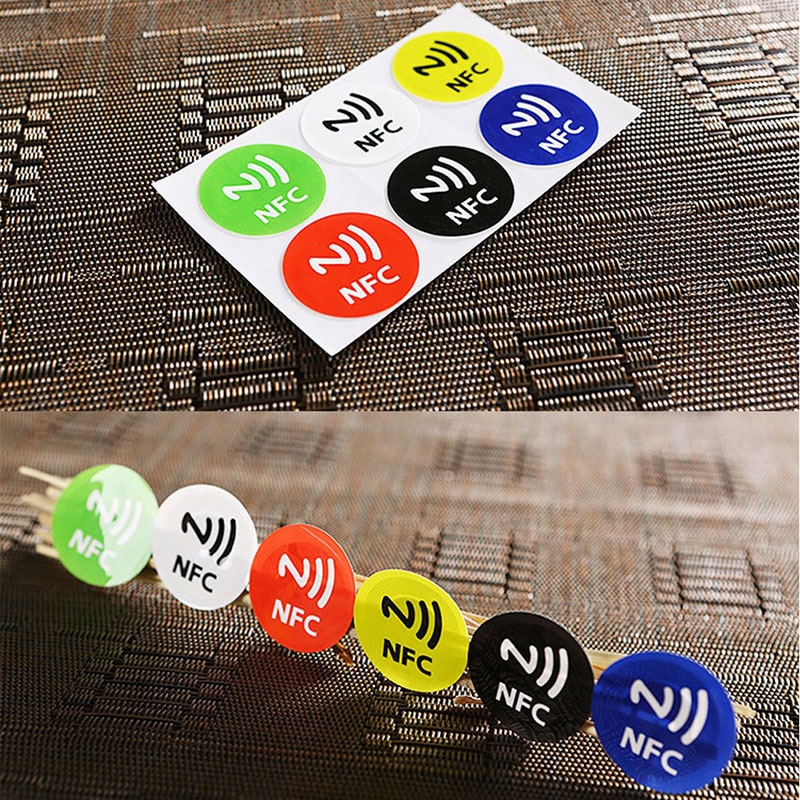 1/6Pcs Labels Waterdicht Pet Materiaal Nfc Sticker... – Grandado