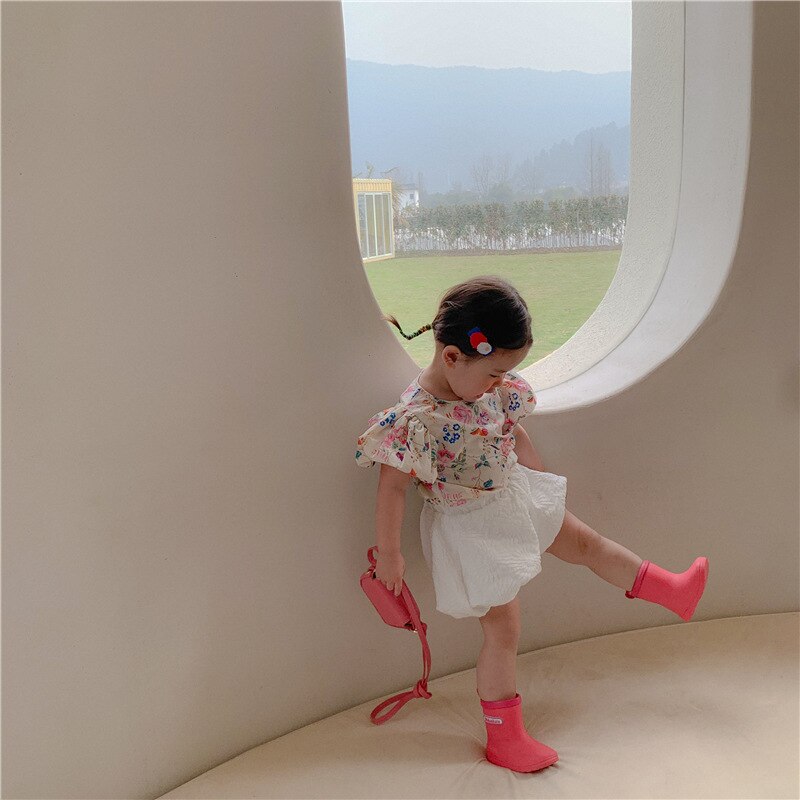 Kids Shorts Elastic Waist Above Knee Length Loose ... – Grandado