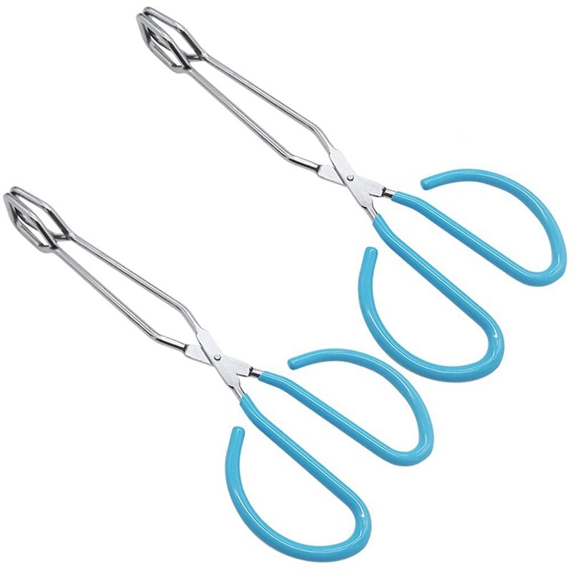 Practical 2 Pcs 10 Inch Scissor Food Tongs,Kitchen... – Grandado