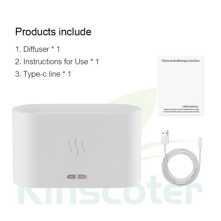 Fast Flame Humidifier diffuser Fire Ultrasonic Coo... – Grandado