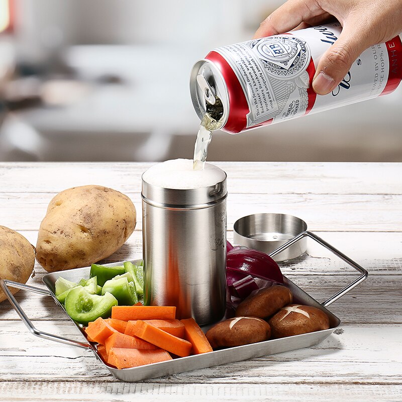 Beer Can Chicken Holder Stainless Steel Roaster Ra... – Grandado