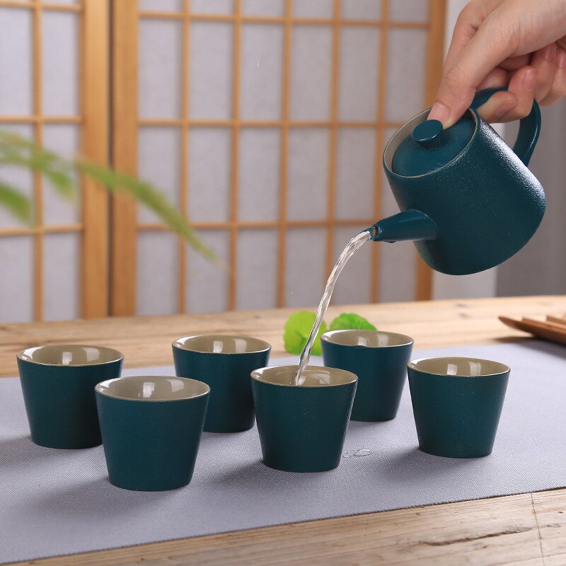 japanese tea set Exquisite ceramic teaset,1 kettle... – Grandado