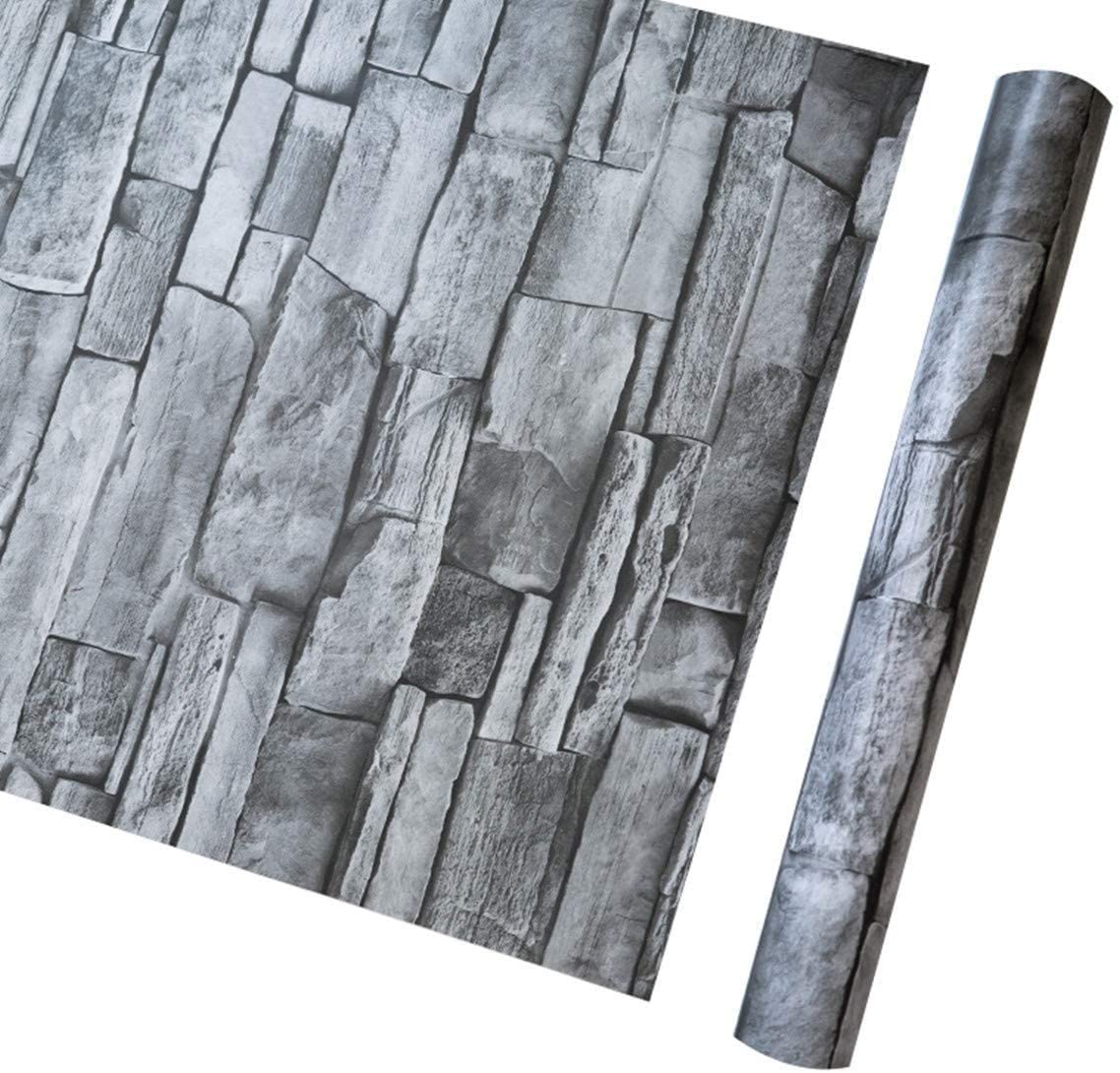 Luckyyj Grey Stone Behang Schil En Stok Behang 3D ... – Vicedeal