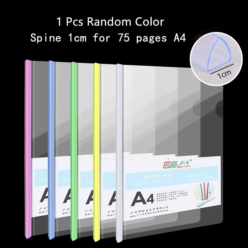 Waterproof Transparent File Folders A5 Binder Clip... – Vicedeal