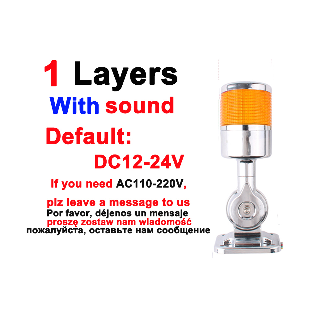 1 layer Rotatable 180 Stack light Red warning ligh... – Vicedeal