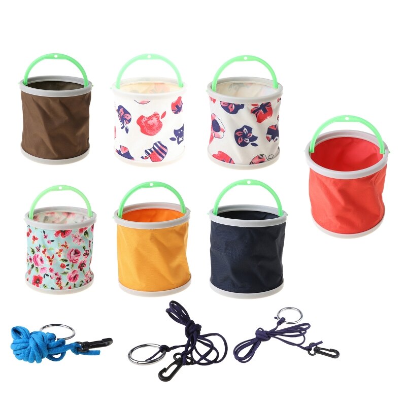 Fishing Bucket Canvas Round Folding Outdoor Portab... – Vicedeal