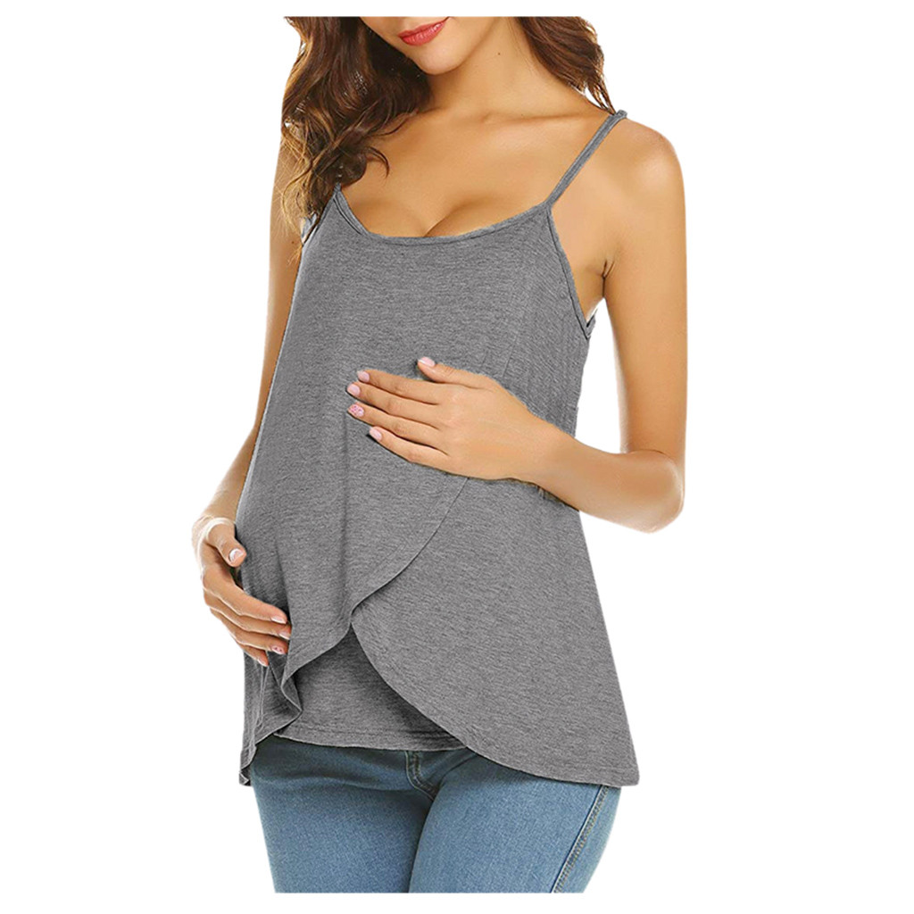 Top For Nursing Women's Maternity Nursing Wrap Top... – Grandado