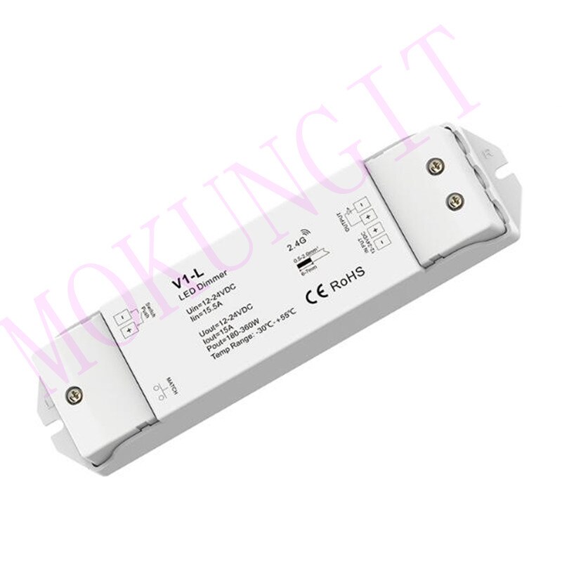 1CH * 15A 12-24VDC CV Controller (Push Dim) V1-L d... – Vicedeal