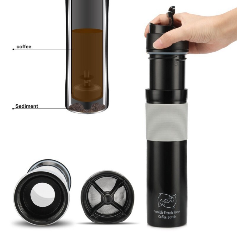 Koffiezetapparaat Rvs 300 ml Pers Koffie Pot Therm... – Vicedeal