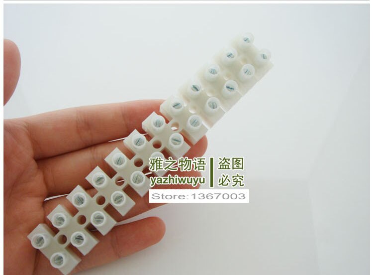 3pcs 7/9/12 Position 2 Row Plastic Screw Terminal ... – Grandado