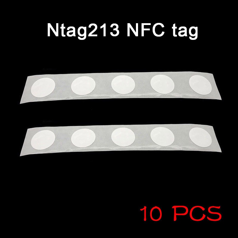 Etmakit 10pcs NFC Tags Sticker 13.56 MHZ 25mm Chip... – Grandado