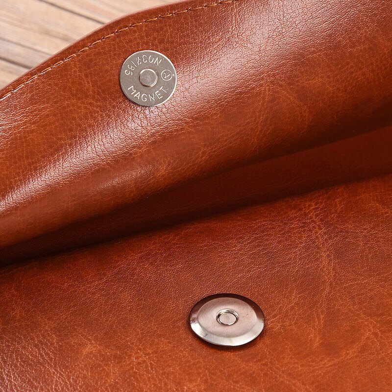 A4 A5 A6 Retro Business Leather Portable File Fold... – Grandado