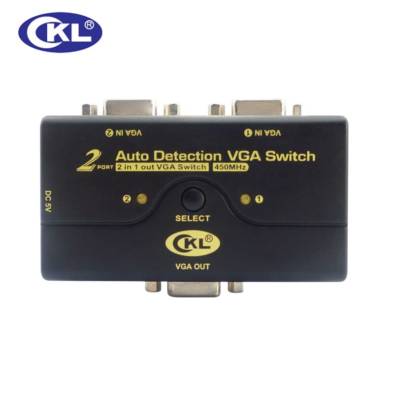 CKL 2 Port VGA Switch with Auto Detection 1 Monito... – Grandado