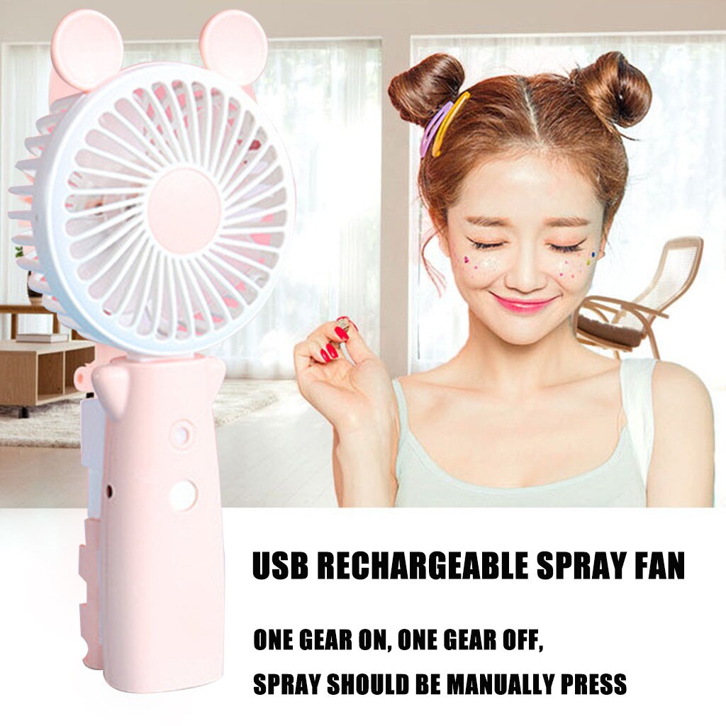 Draagbare Water Spray Mist Fan Elektrische Usb Opl... – Grandado