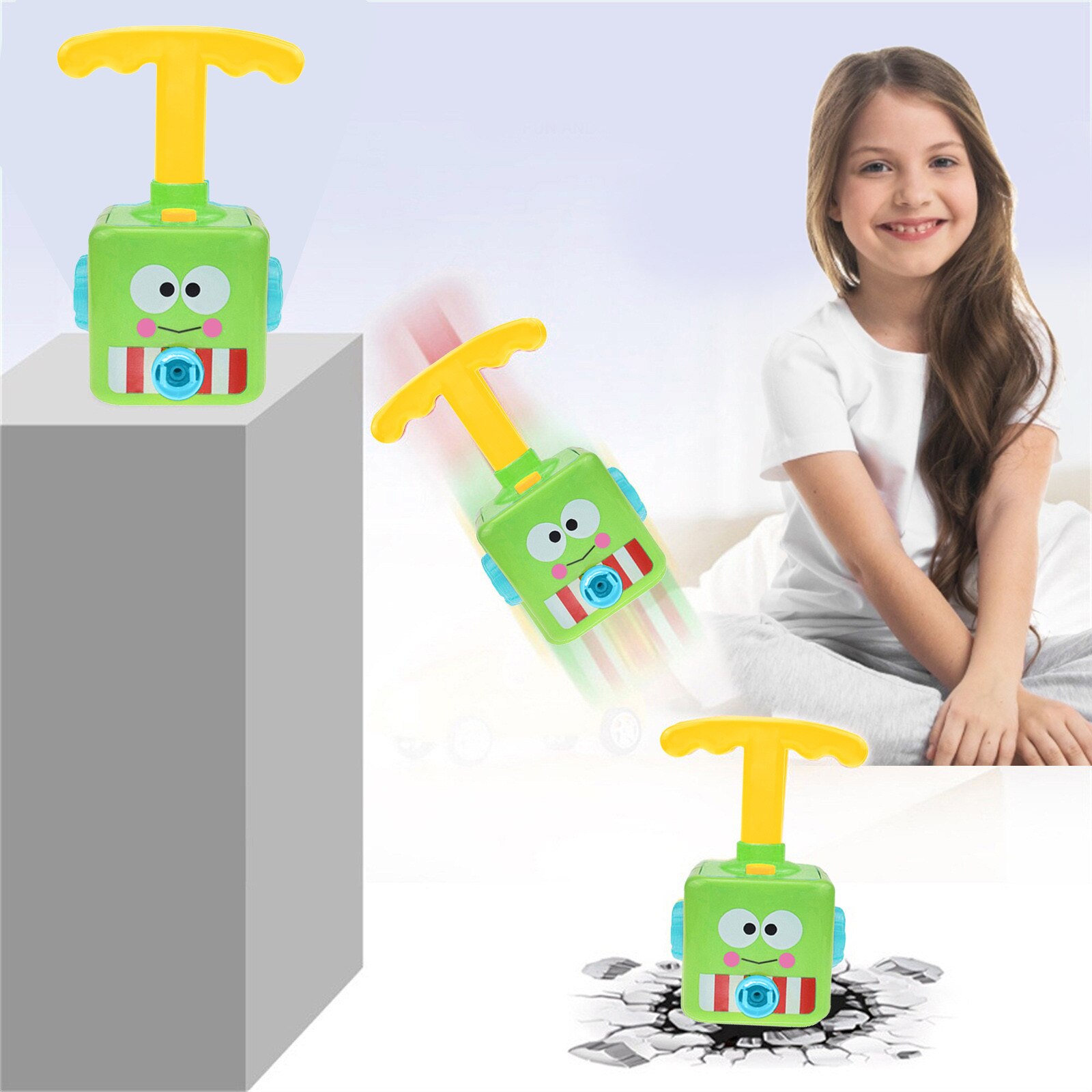 Children's Inertia Balloon Powered Car Toy Aerodyn... – Grandado