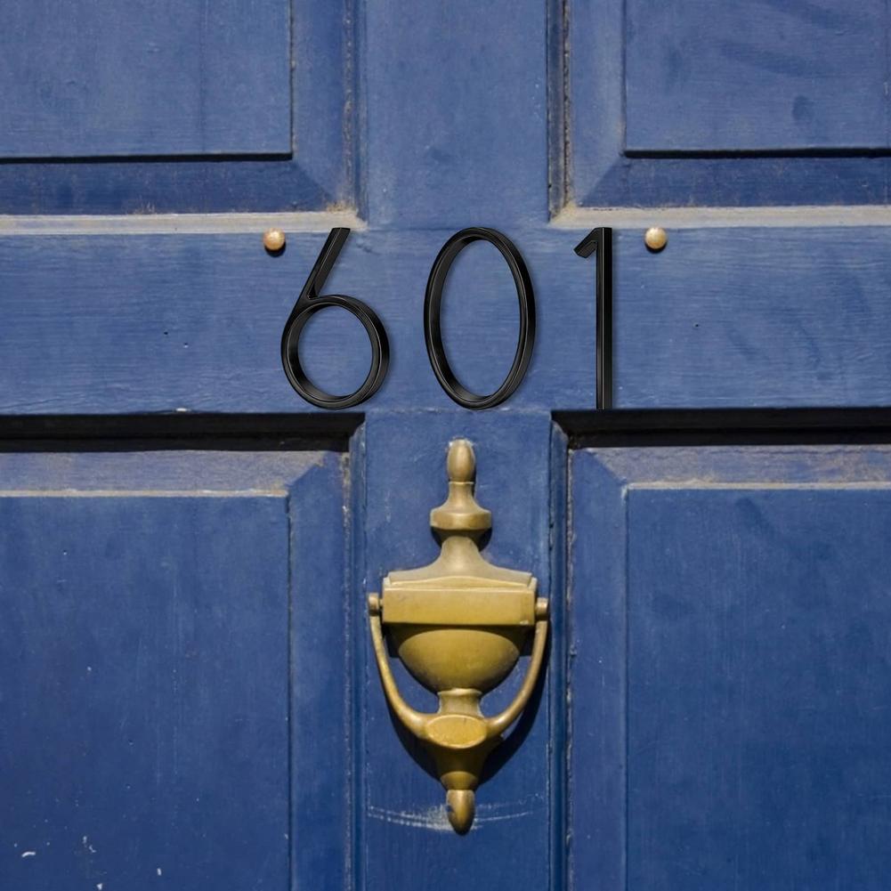 Floating House Number Modern Mailbox Numbers For Y... – Grandado