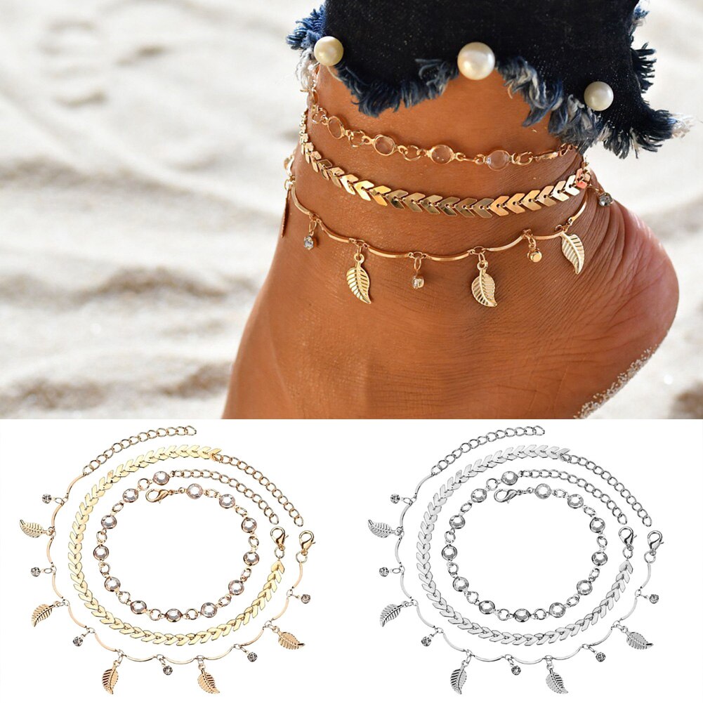 Women Beach Foot Chain Anklet Pendant Anklets Set ... – Grandado