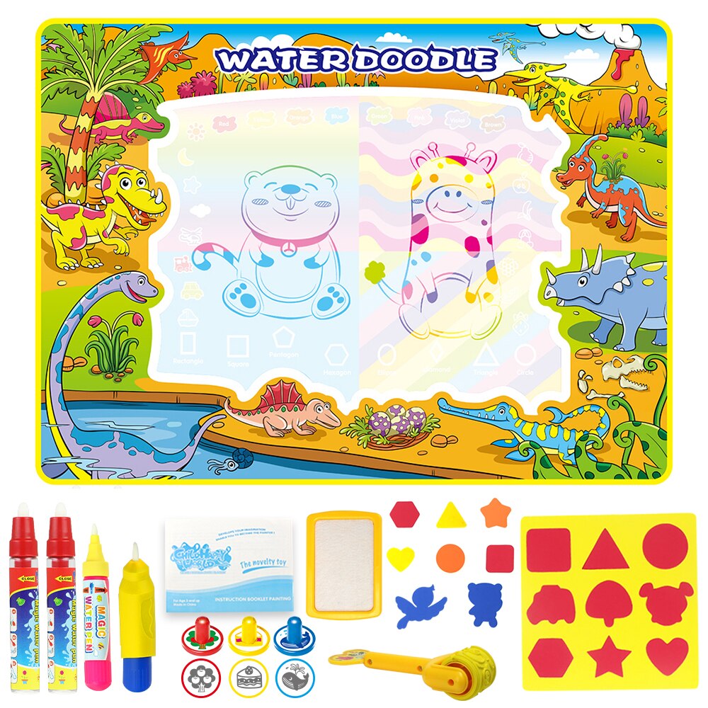 Toys 6 Types Big Size Magic Water Doodle Mat 4 Pen... – Vicedeal