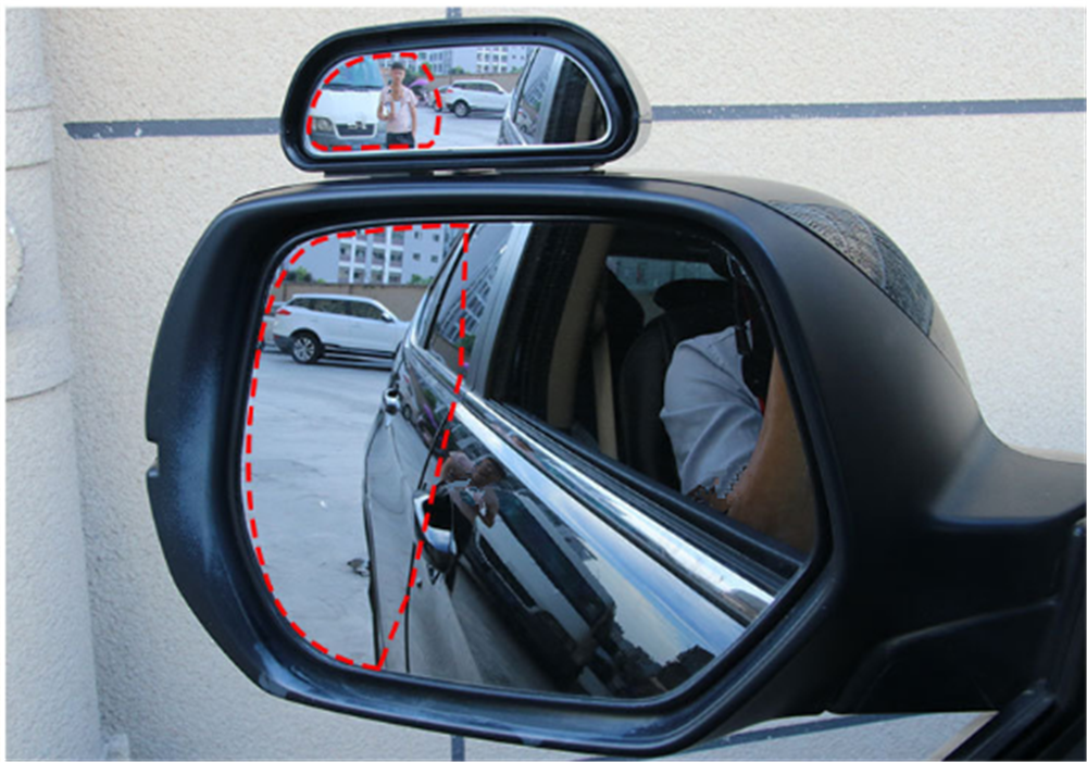Car shape HD reversing auxiliary rear view blind s... – Grandado