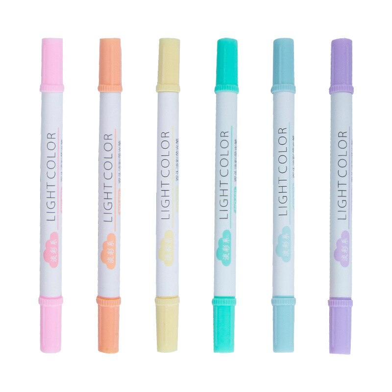 6pcs/set Dual Headed Artist Sketch Art Pens Marker... – Vicedeal