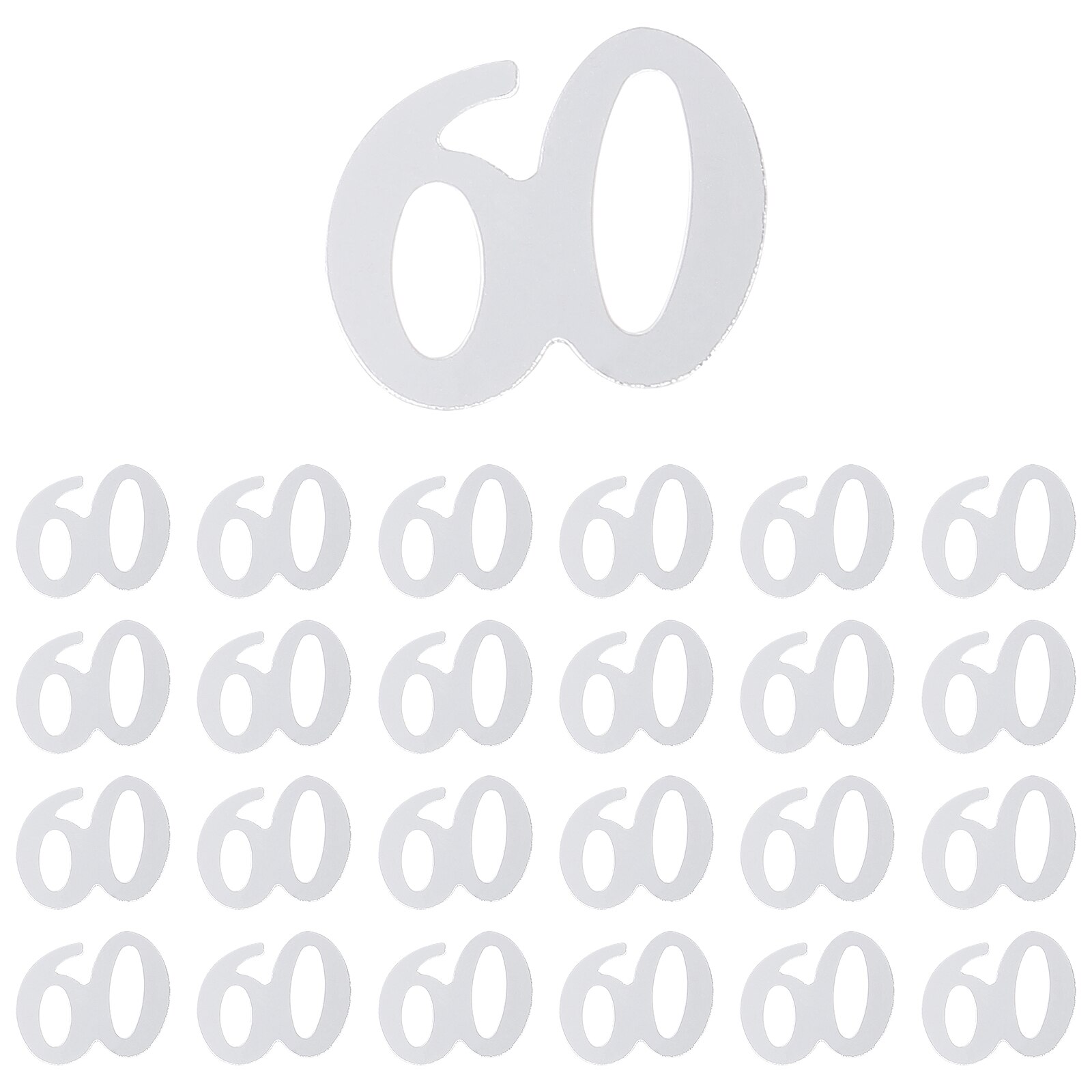 Amosfun 1200pcs 60 Number Sprinkle Confetti Decora... – Grandado