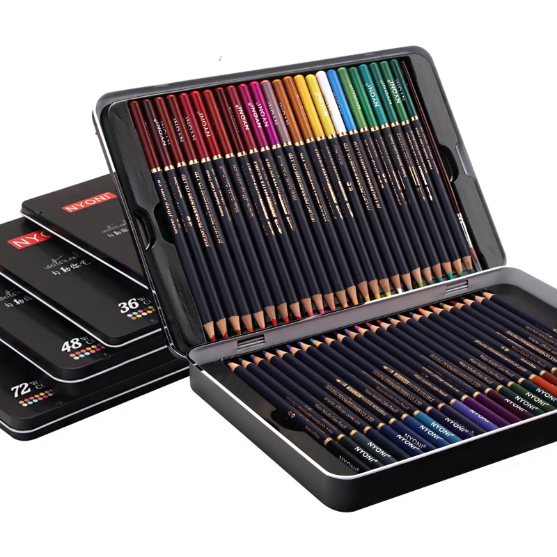 NYONI 12/24/36/48/72/100 color water-soluble color... – Vicedeal