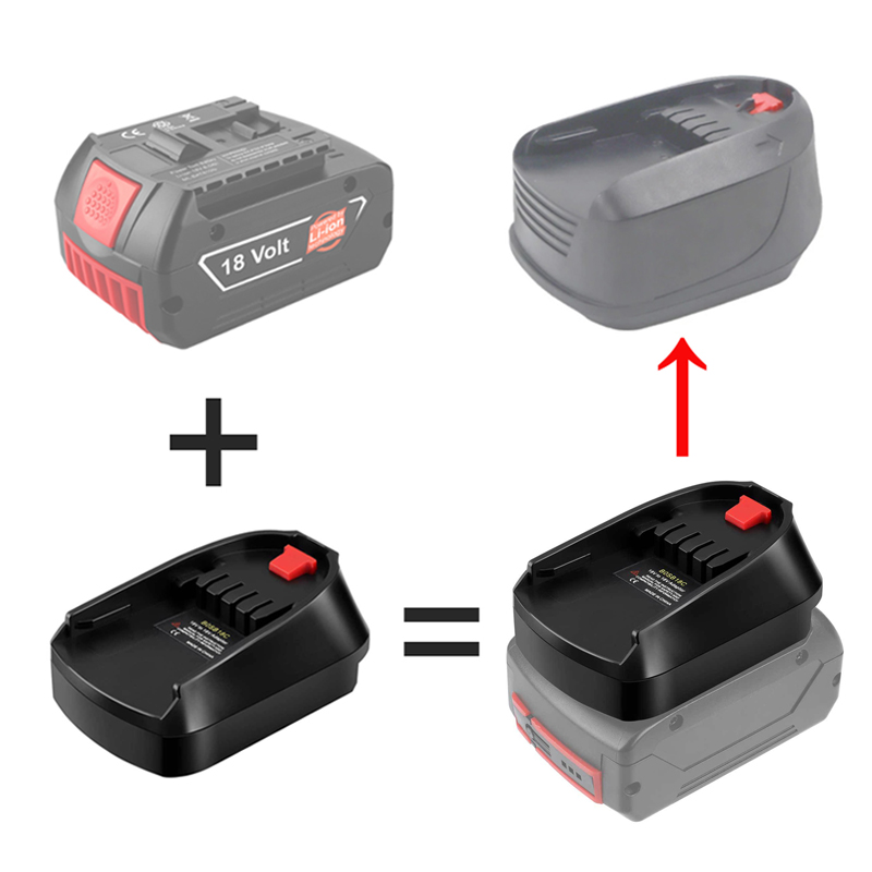 Batterij Adapter Gebruik Voor Bosch Li-Ion Batteri... – Vicedeal