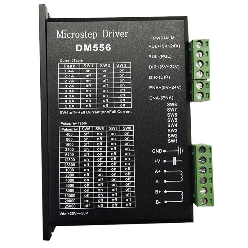 3 stk dm556 driver stepmotor 2 fase 5.6a til 57 8... – Grandado