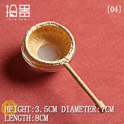 Bamboo Tea Strainer Infuser Tea Filter Kung Fu Tea... – Grandado