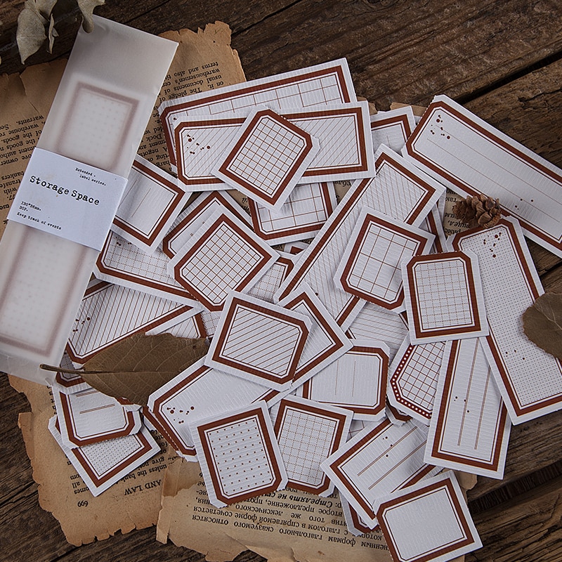 30 Stks/pak Vintage Note Sticker Diy Dagboek Stick... – Vicedeal