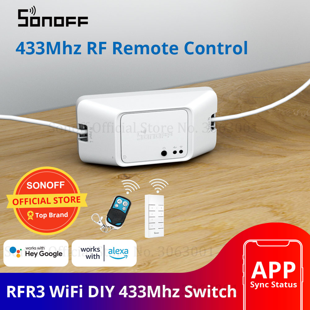 SONOFF RF R3 WiFi Switch,Smart On Off Light Switch... – Vicedeal