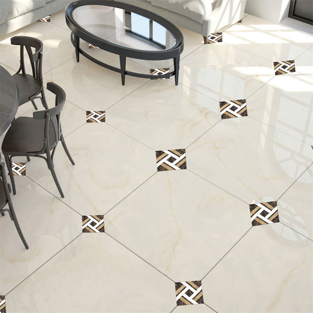 10 Pcs/set 3d Floor Stick Ceramic Tile Wall Brick ... – Vicedeal