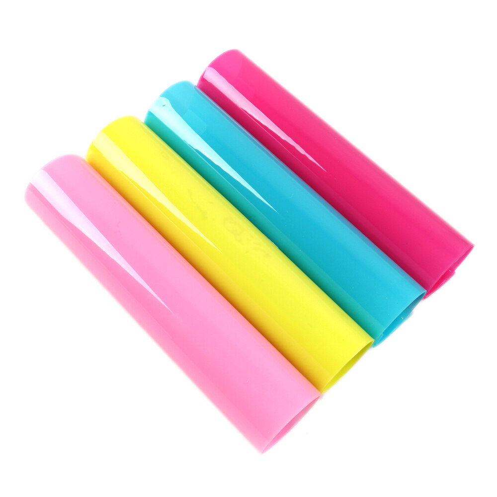 20*34cm Candy Color Transparent Synthetic Leather ... – Grandado