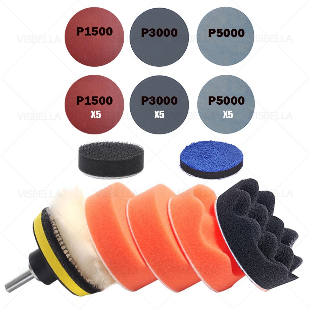 3" Car Sponge Polishing Pad Polishing Disc Bu... – Vicedeal