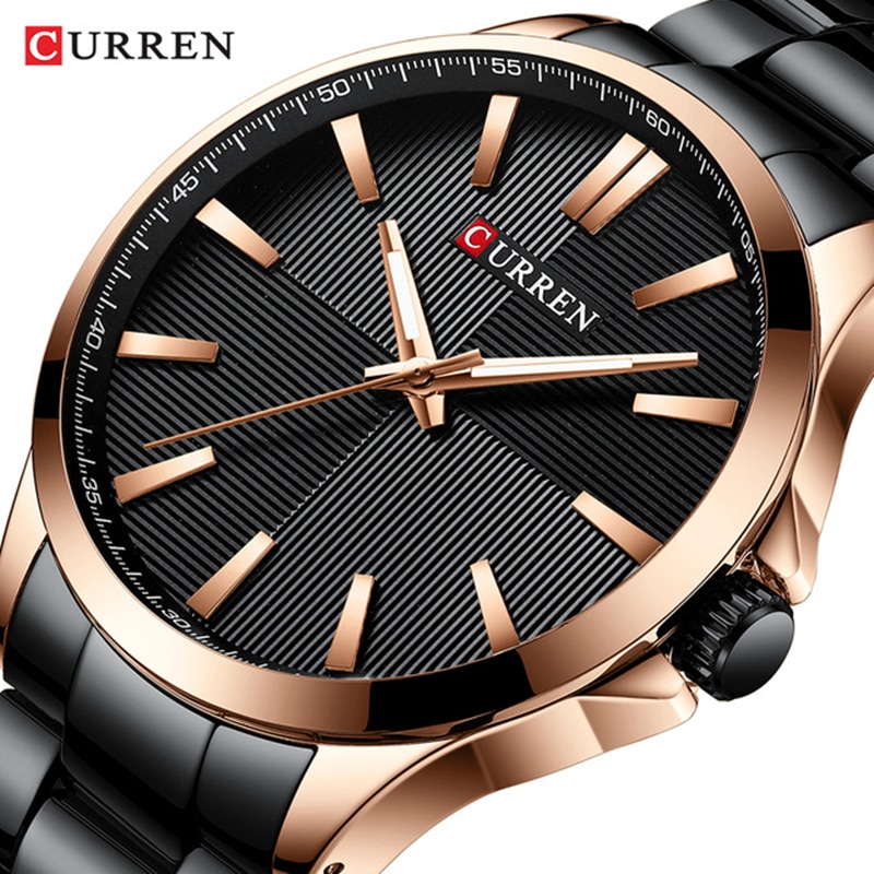 CURREN Men Gold Watch Luxury Brand Analog Sport Wa... – Grandado