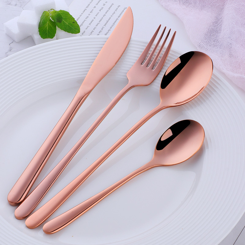 4PCS Stainless Steel Korean Cutlery Set Flatware S... – Grandado
